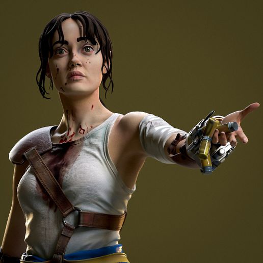 🎨 Lucy from Fallout・ OBJ File for 3D printing・Cults