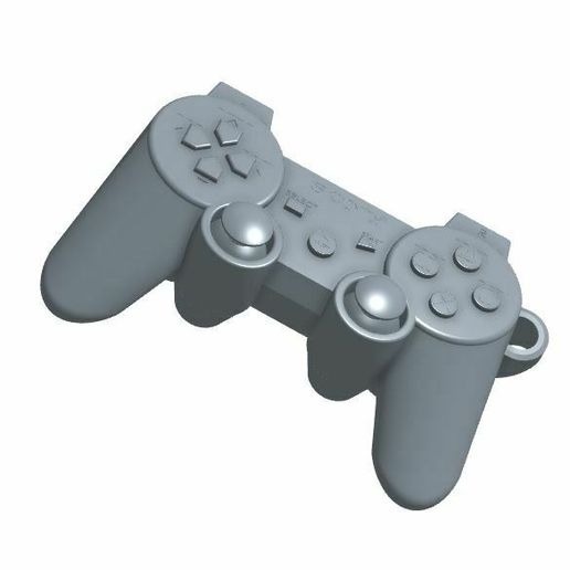 STL file PS3 Joystick key ring / pendant (print in place) 🕹️ ・3D print ...