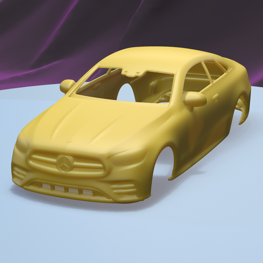 STL file Mercedes Benz E-Class Coupe Amg-Line 2021 (1/24) printable car ...