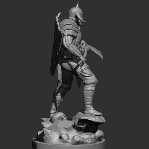 🪓 Death Dealer Viking Frank Frazetta Fanart・ OBJ File for 3D printing・Cults
