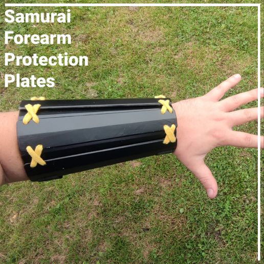 🗡️ Armor plates for Samurai-style forearm protection・ 3MF File for 3D ...