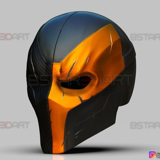🪖 DeathStroke Mask - DC comics Helmet Cosplay・ STL File for ・Cults