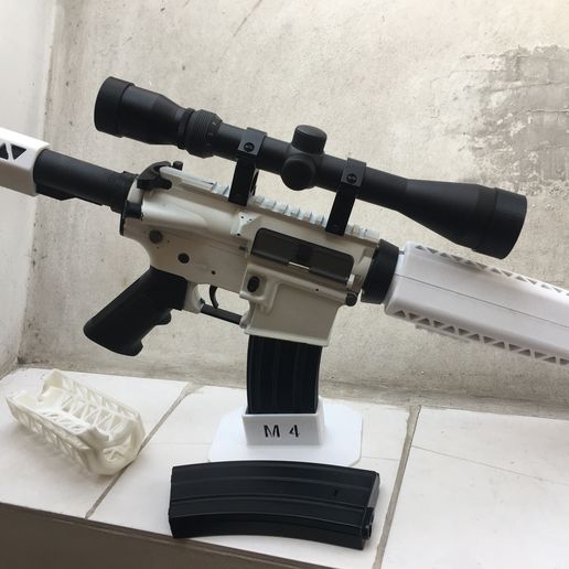 🔺 M4 handguard/ Specna C-02 M4 Handguard - Triangle style・ STL File for ...