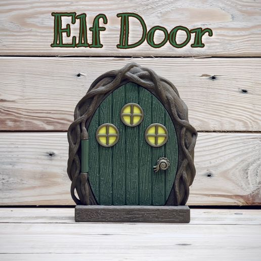 🧝 Elf Door・ STL File for 3D printing・Cults