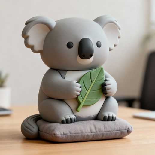 🐨 Cute Koala Figurine STL 3D Print File - Desktop Decor・ 3D File for 3D ...