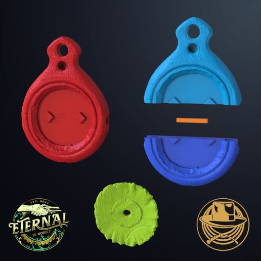 🔑 BLIND GIANT GUARDIAN PENDANT - INDIANA JONES - ETERNAL・ 3D File for ...