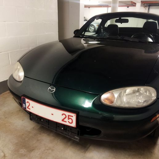 🚗 Mazda MX5/Miata NB - Front License Plate Bracket/Mounting (OEM Style ...