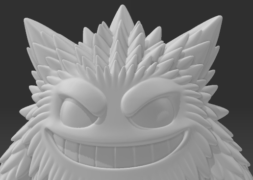 🐉 GENGAR/LABUBU MASHUP FIGURE・ STL File for 3D printing・Cults