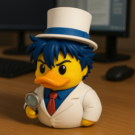 🦆 Rubber Duck - Kuroba Kaito model - 3D print・ 3D File for 3D printing ...