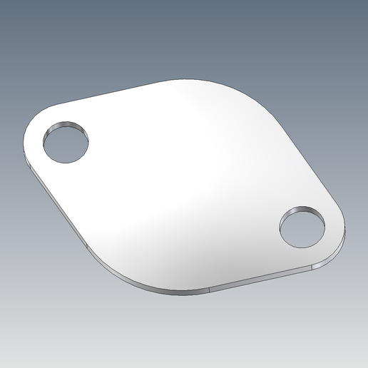 🚗 EGR plate - delete kit・ STL File for 3D printing and CNC machining ...