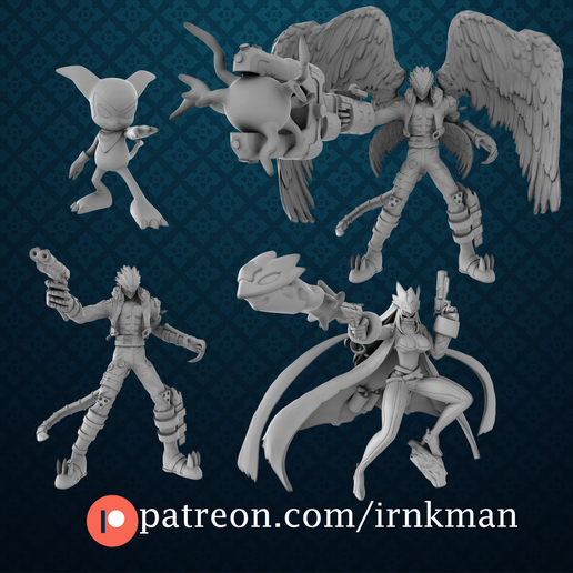 🎲 Beelzemon Digivolution Line + BelleStarmon・ STL File for 3D printing ...