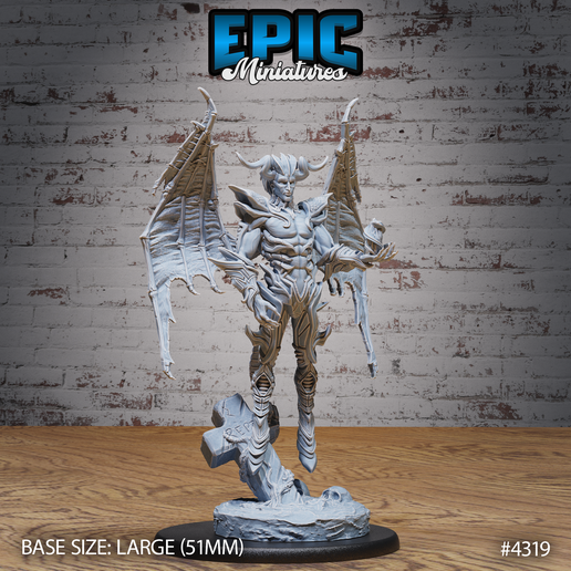 3D file Devil Lord Set ‧ DnD Miniature ‧ Tabletop Miniatures ‧ Gaming ...