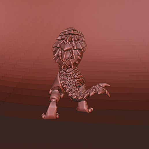 🦎 Lizardfolk Gator Skirmishborn Body With Prosthetic Legs・ STL File for ...