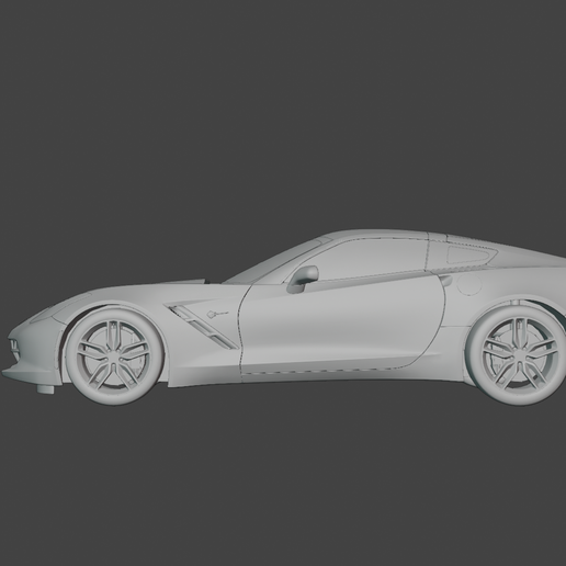 🚙 Chevrolet Corvette・ STL File for ・Cults