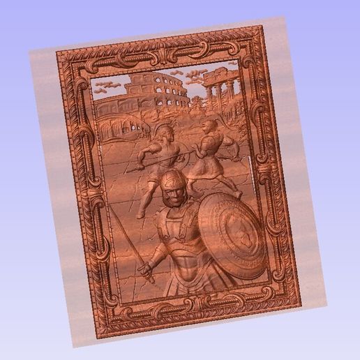 📁 ROMAN GLADIATORS IN COLOSSEUM 3D STL DIGITAL FILE・ STL File for 3D ...