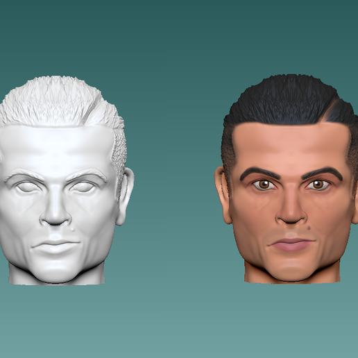 🇵🇹 Cristiano ronaldo cr7 from real madrid and portugal figure・ STL File ...