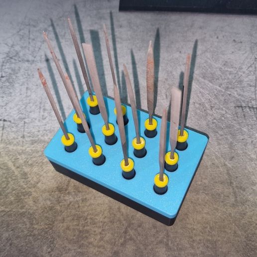 Free STL file Needle Files Rack 🔧 ・3D printer model to download・Cults