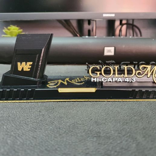 STL file TM Hi-Capa Gold Match 4.3 Stand 🔫 ・3D printable model to ...