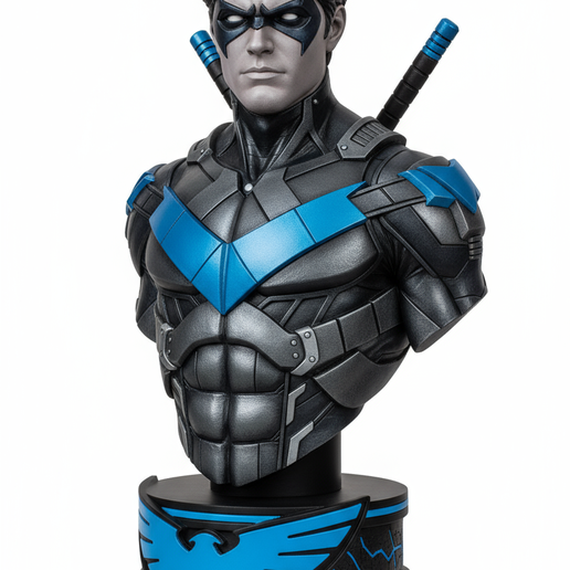 👤 Buste Nightwing・Fichier STL pour Impression 3D・Cults