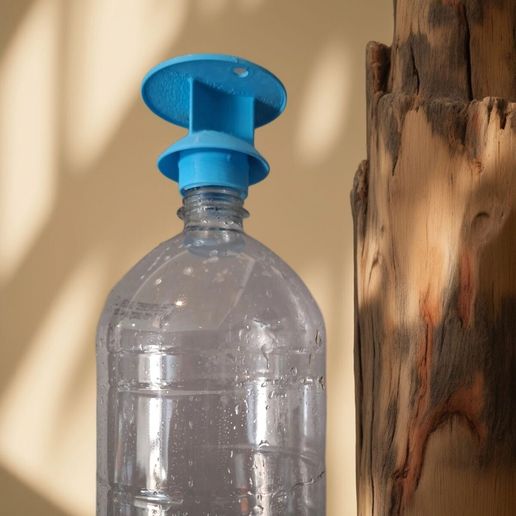 🪰 Fly Trap (Screw unto cold drink bottle)・ STL File for 3D printing・Cults