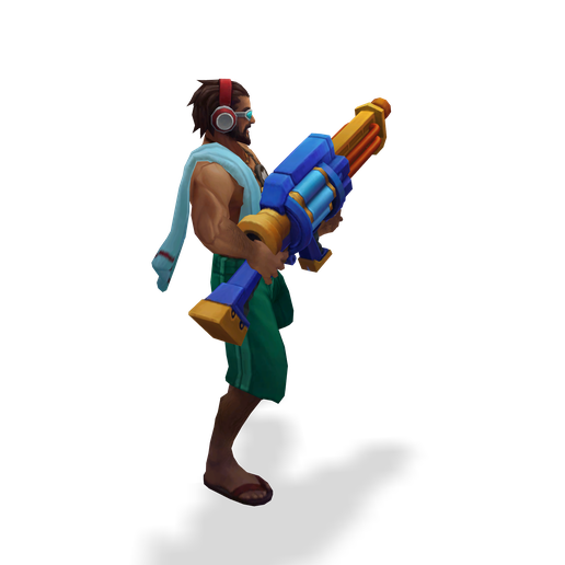 STL file Pool Party Graves League of Legends 3D print model 🎱 ・3D ...