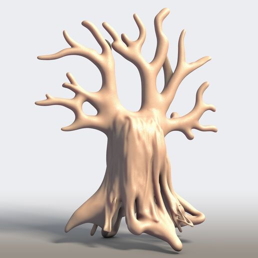 👻 Spooky Haunted Tree - 3D Printable STL Model for Halloween & Diorama ...