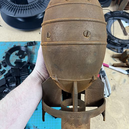 🎨 Fallout Mini Nuke - piggybank・Free STL File for 3D printing・Cults