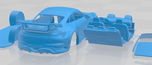 🚗 Porsche 911 TECHART GT street R 2022 Printable Car・ 3D File for ・Cults