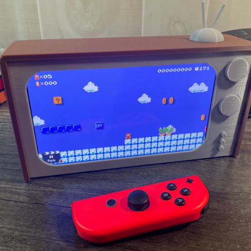 👴 old TV Nintendo Switch stand・ STL File for 3D printing・Cults