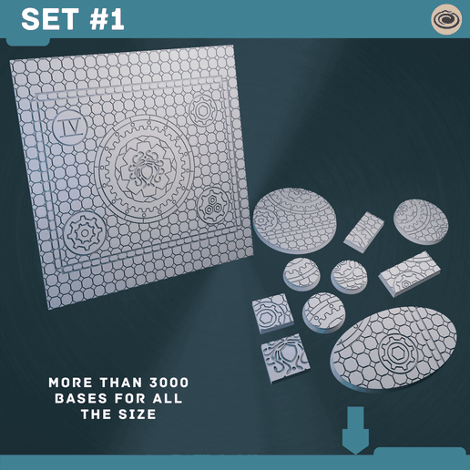 🎲 ILB-SET BASE #01・ 3D File for 3D printing・Cults