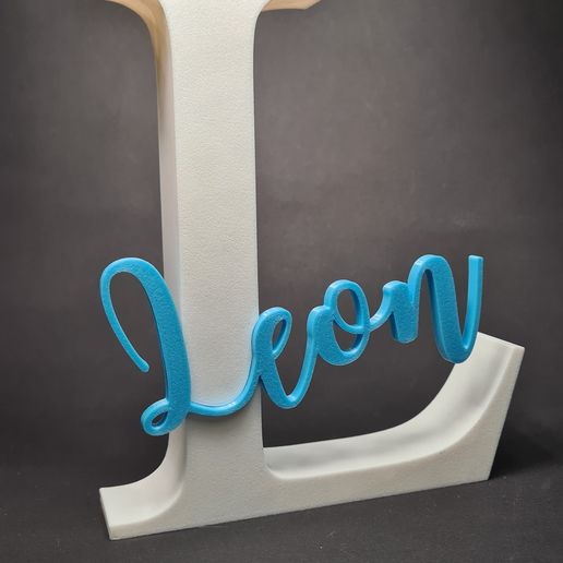STL file Name Leon / Letter / Letter A 🗿 ・3D print design to download・Cults