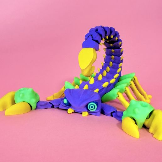 🦂Articulated Skorpion🦂 - Colored file Included・ STL File for 3D ...