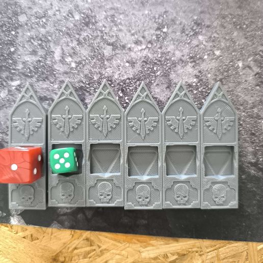 🛰 Space Marine First Founding Chapter Wound Markers for Warhammer 40k ...
