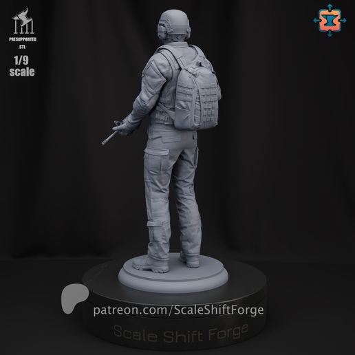 🫡 Modern Soldier Kit・ 3D File for 3D printing・Cults