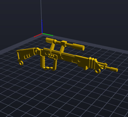 STL file Tex Hex Lazer Rifle 👽 ・3D print design to download・Cults