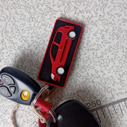 Archivo STL Renault Clio Keychain 🗝️ ・Diseño para descargar y imprimir ...