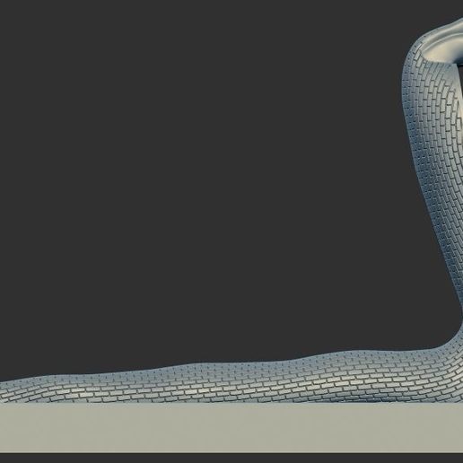 3D file Egyptian cobra naja iaret from Tutankhamun 3D Printable model 👑 ...