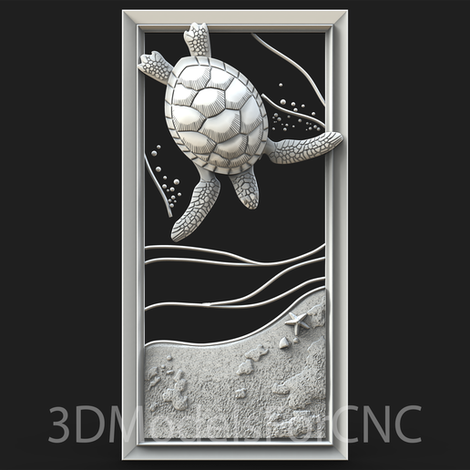 📁 3D Model STL File for CNC Router Laser & 3D Printer Sea Life 5・ 3D ...