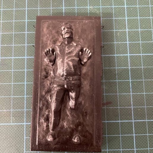 Archivo OBJ Star Wars Diorama Statue - George Lucas In Carbonite ⭐ ...