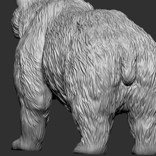🐻 Bear 1# - STL - RPG MINIATURE・ OBJ File for 3D printing・Cults
