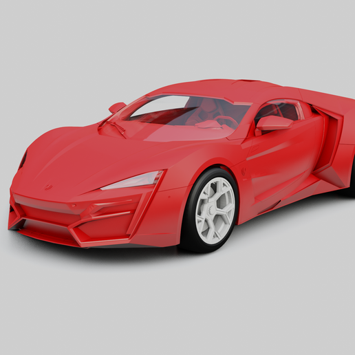 🚗 Lykan HyperSport・ STL File for 3D printing・Cults