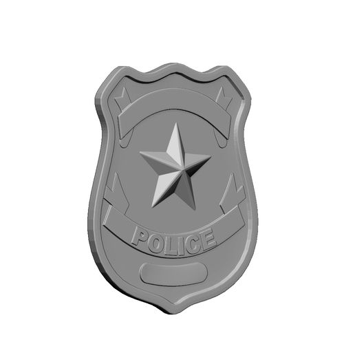 STL file replica police badge 🚓 ・Model to download and 3D print・Cults
