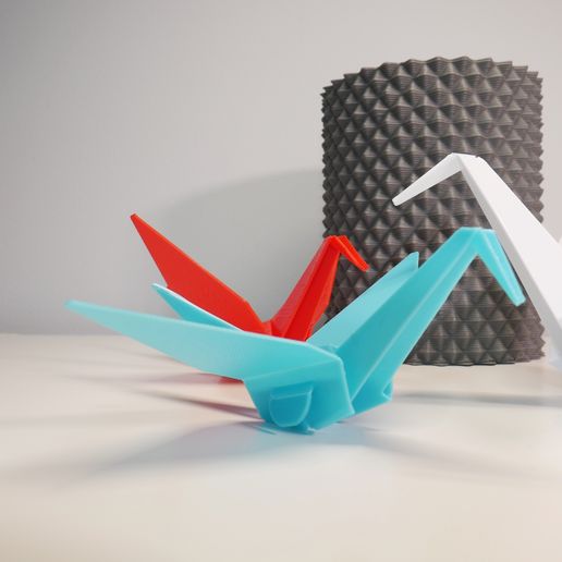 🏗️ Origami crane・ STL File for ・Cults