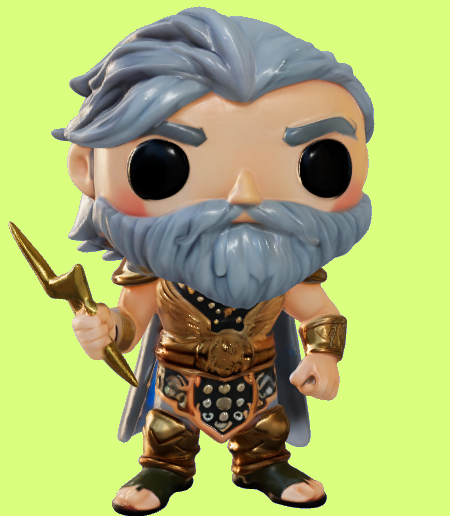 STL file 7 POP legends fanart aphrodite zeus hercule athena cyclope ...