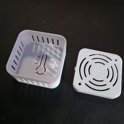 Free STL file temperature sensor box 📦 ・3D printer design to download・Cults