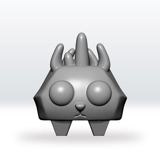 🗺️ Dandys World Thorned Geode Pebble STL 3D Model Character Fanart・ STL ...