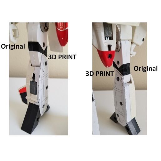 🤖 Transformers G1 Jetfire Thigh Trim Macross Robotech part・ 3D File for ...