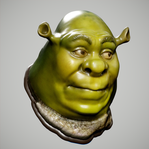 👾 Bored Shrek meme statue・ STL File for 3D printing・Cults