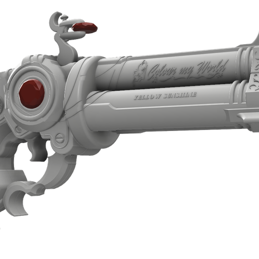 🗺️ Bayonetta Colour my world guns・ 3D File for 3D printing・Cults