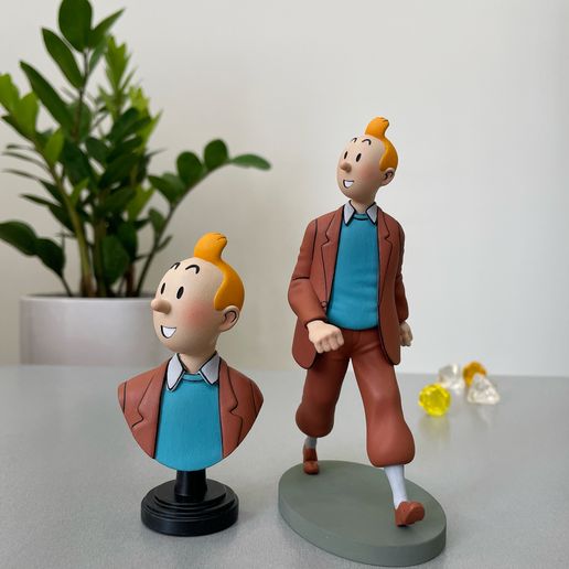 🆓 TINTIN 3D model Free Size・3D Print・Cults